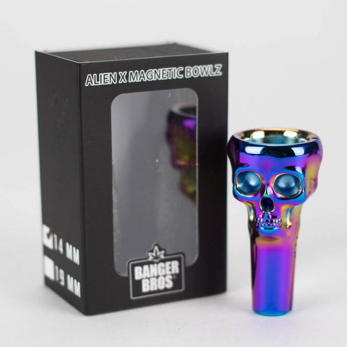 Banger Bros | 2" Skull Magnetic Metal bowl [SMKZ-016] — Jupiter Grass