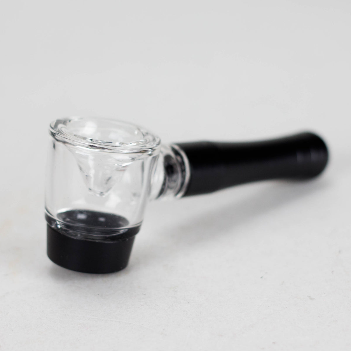 4" Pipe -Aluminum+Glass, Black Color [YD1500] — Jupiter Grass