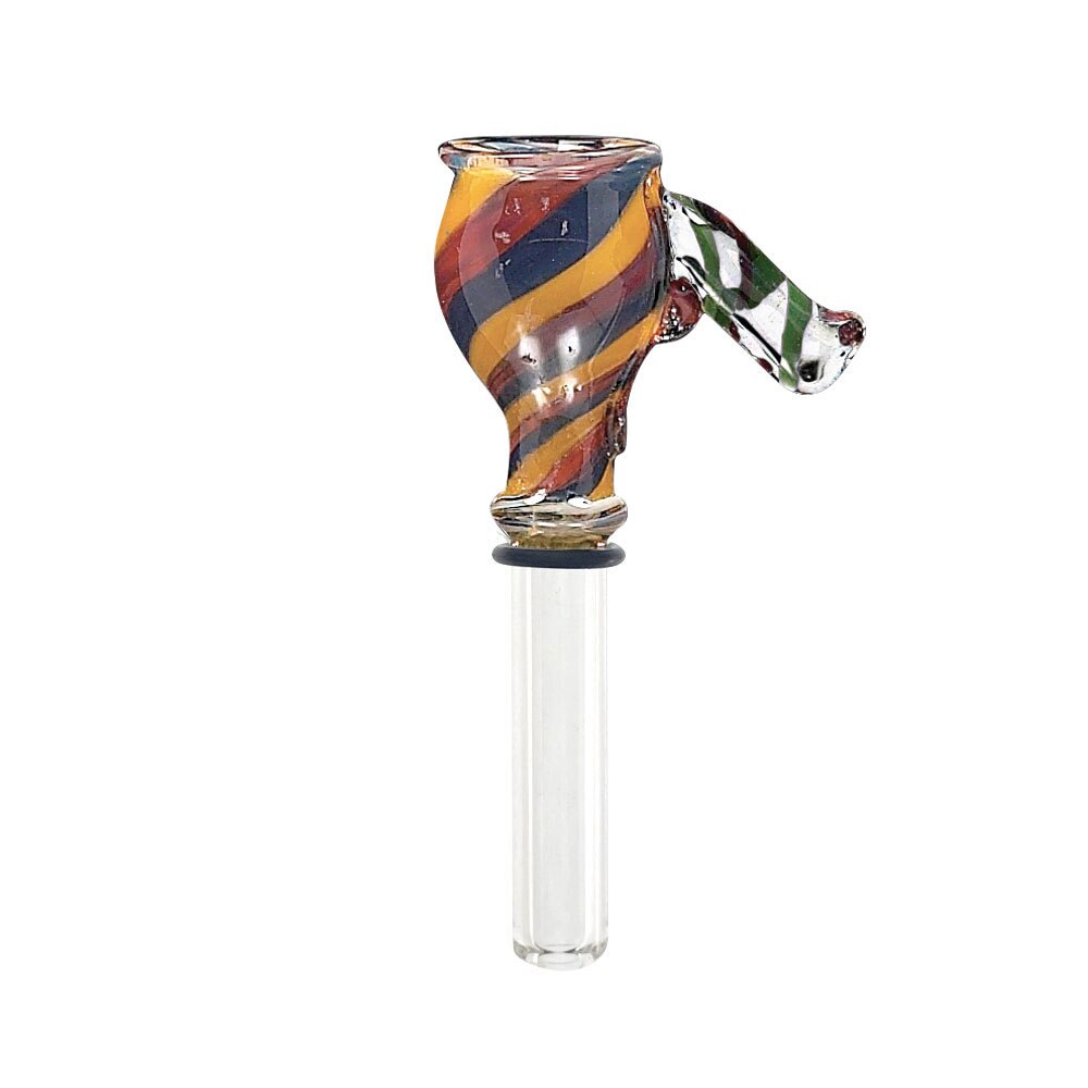 Full Color Fish Bowl Rasta by Chameleon Glass - 14mm | Jupiter Grass